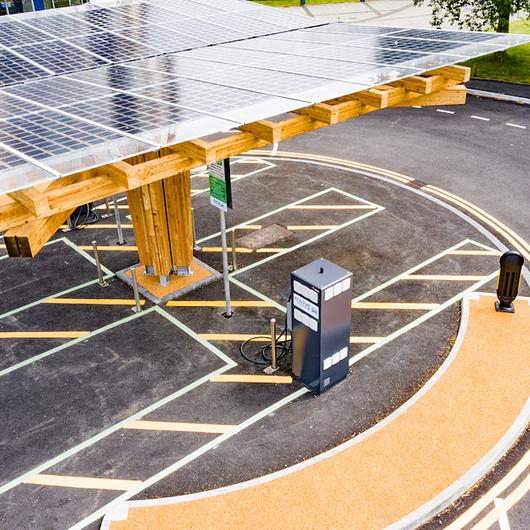 Gallery of Timber Construction of K:Port Vehicle Charging Station - 3