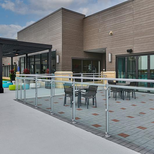 Interna-Rail® KLEAR Aluminum Railing from Hollaender