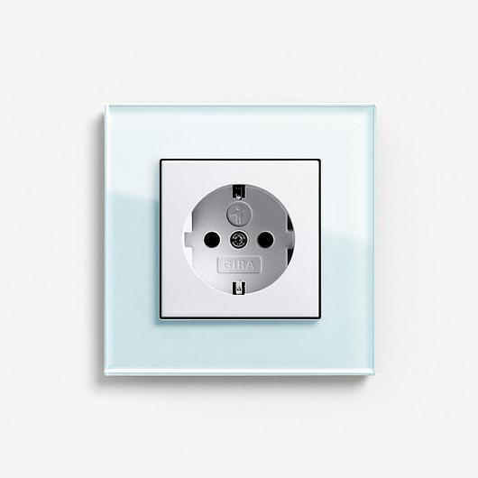 Socket Outlet - Esprit Glass from GIRA