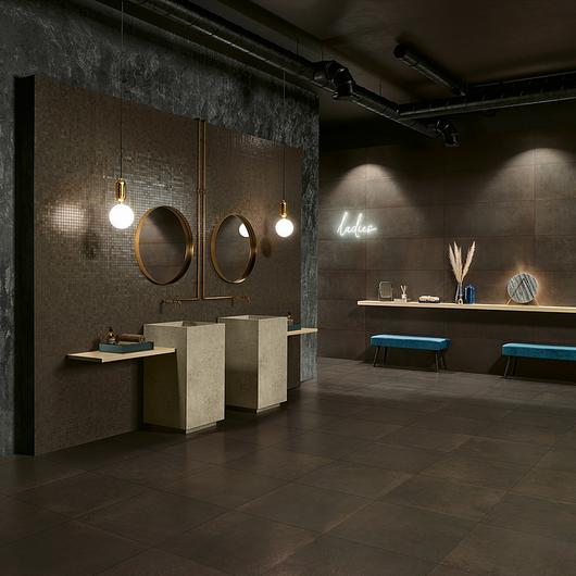 Gallery of Glazed Porcelain and Single Fired Wall Tiles - Metallic - 6