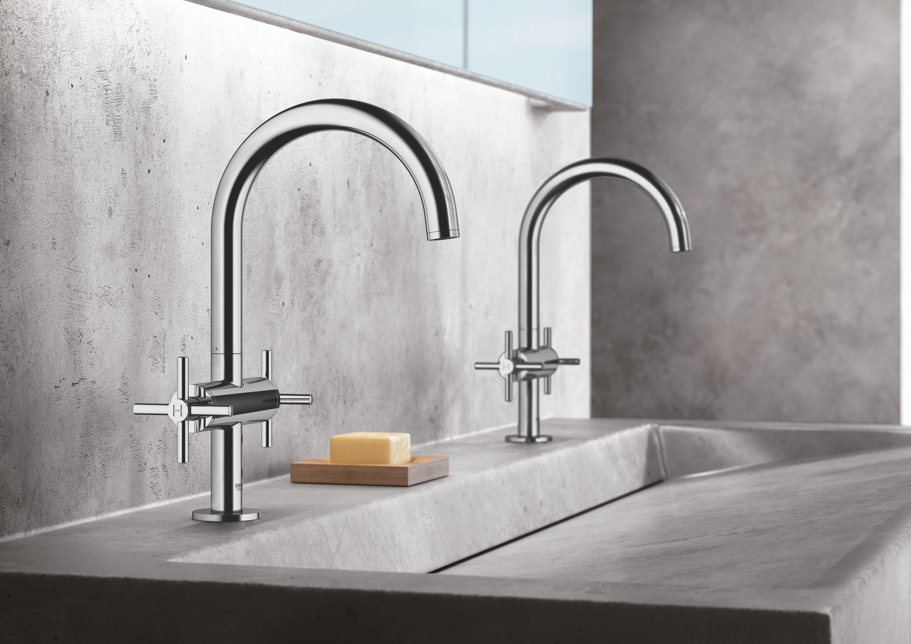 Basin Mixer Cross Handle L - Atrio from Grohe