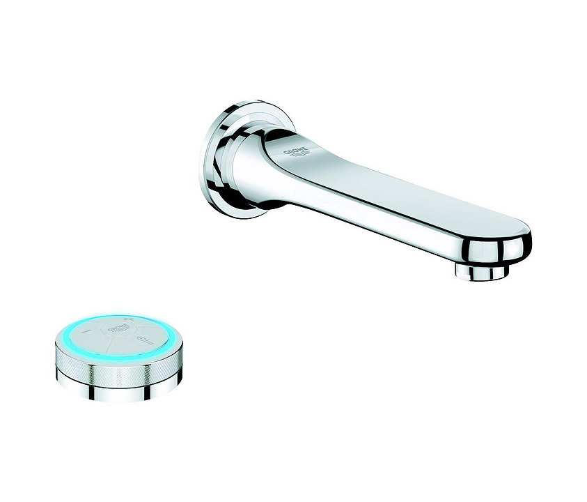 Digital Basin Mixer Wall Mount - Veris F from Grohe