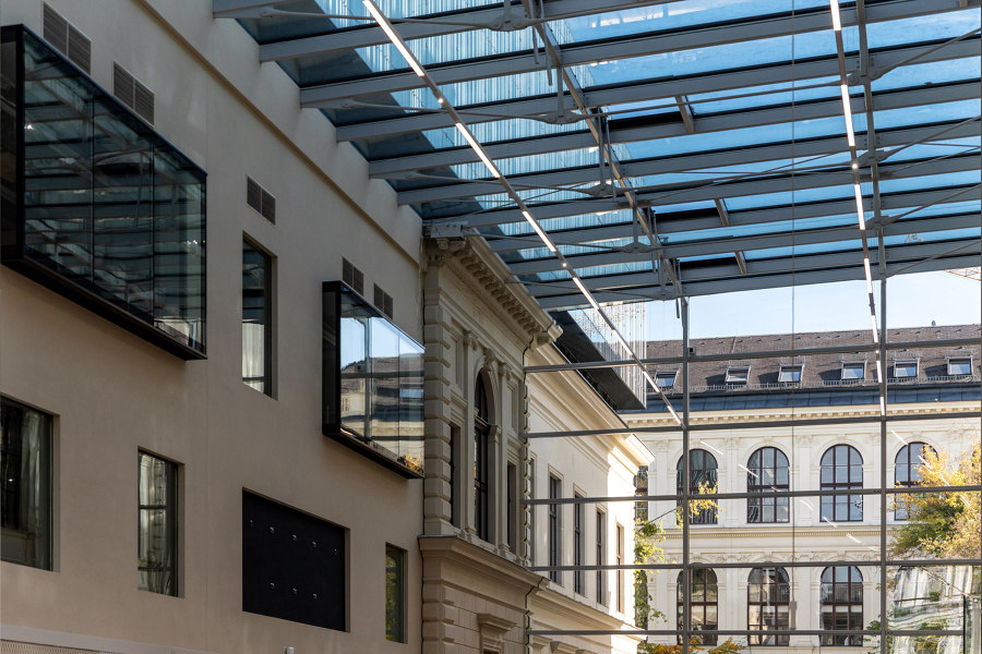Gallery of Glass Facade in University Library - 2