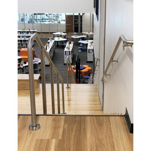 SS Post/Wall Mount Handrail from Hollaender