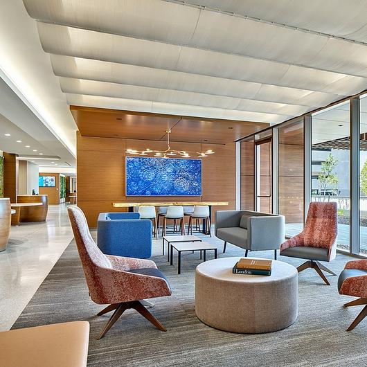 Interior Furniture in Memorial Sloan Kettering from Andreu World