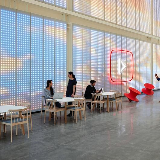 Interior Seating in YouTube Office from Andreu World