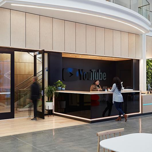 Interior Seating in YouTube Office from Andreu World