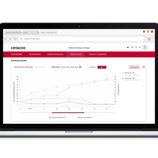 Home Automation - airCloud Pro™ App from Hitachi Air Conditioning