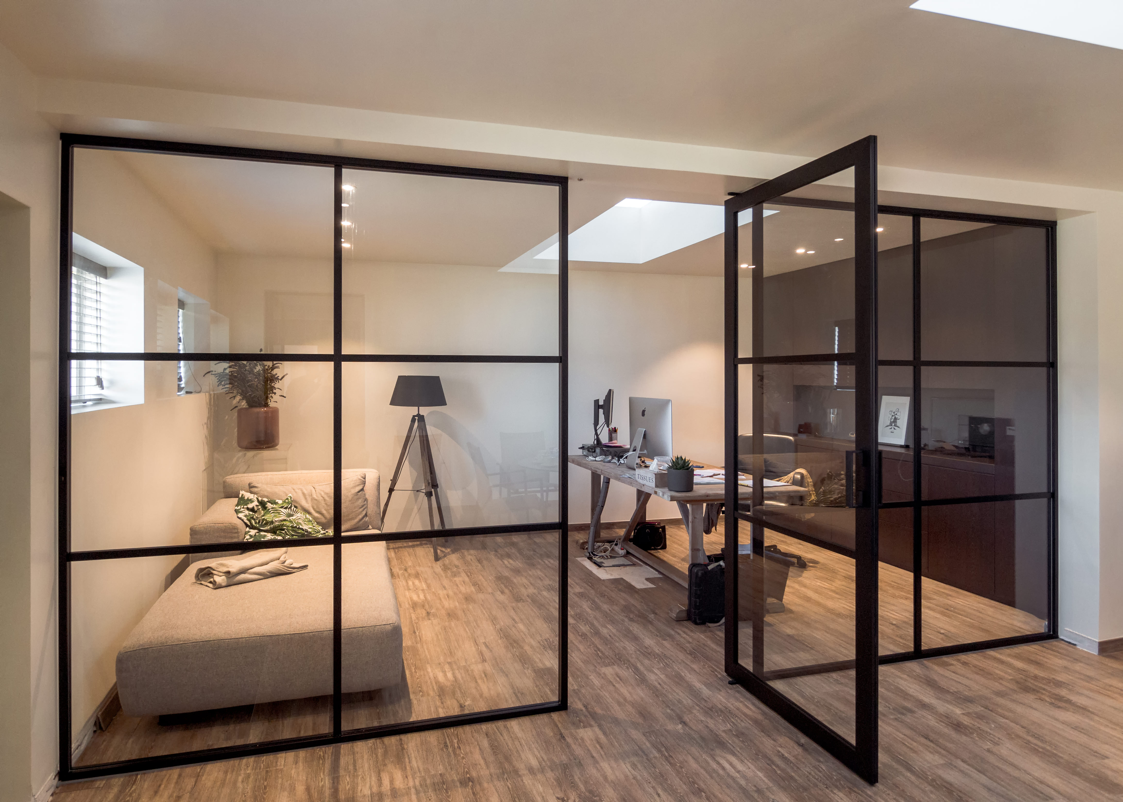 Gallery of Fixed Glass Partitioning - PortaPivot 3530 - 2