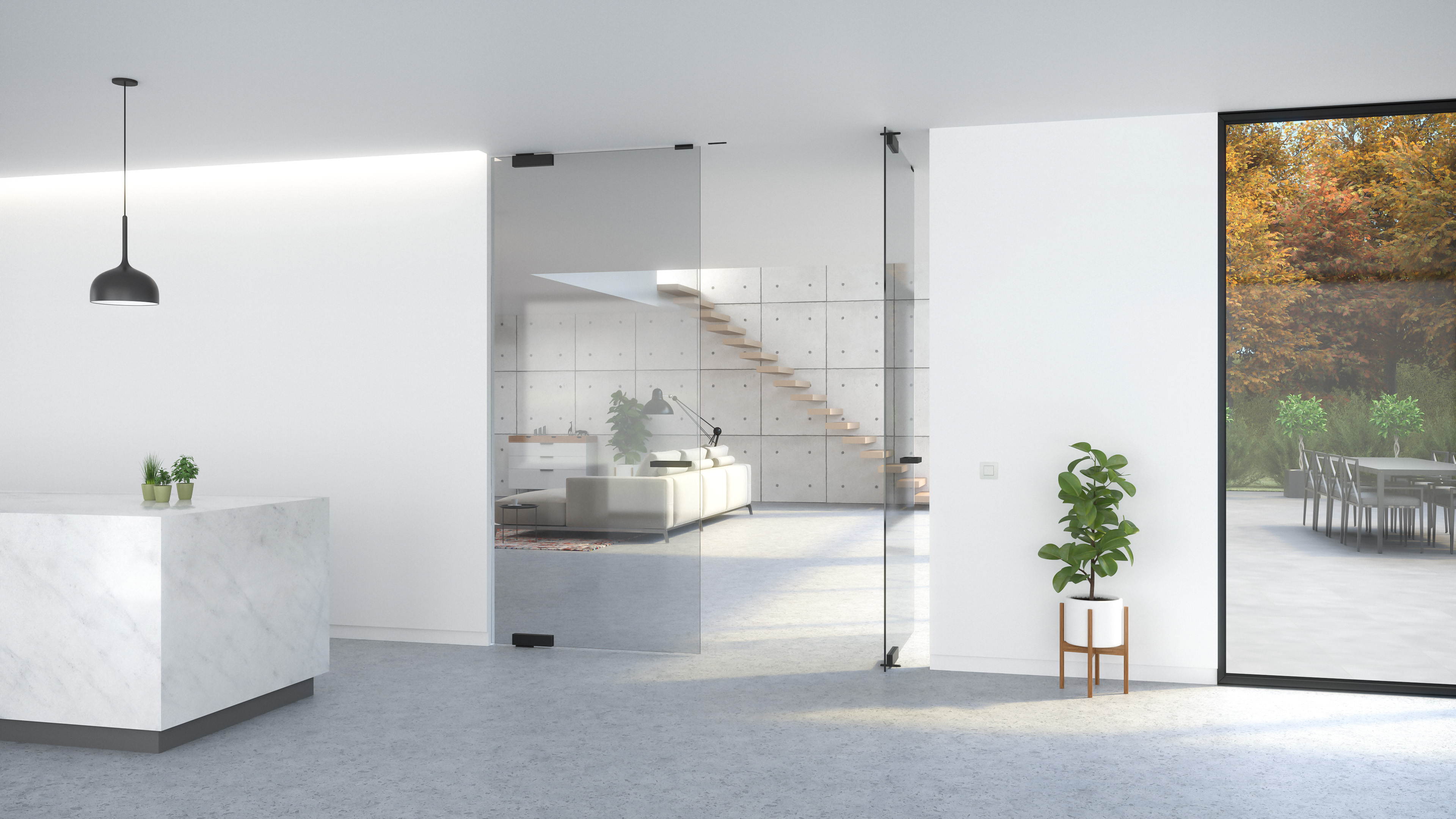 Gallery of Glass Pivot Door - Glass NL - 5