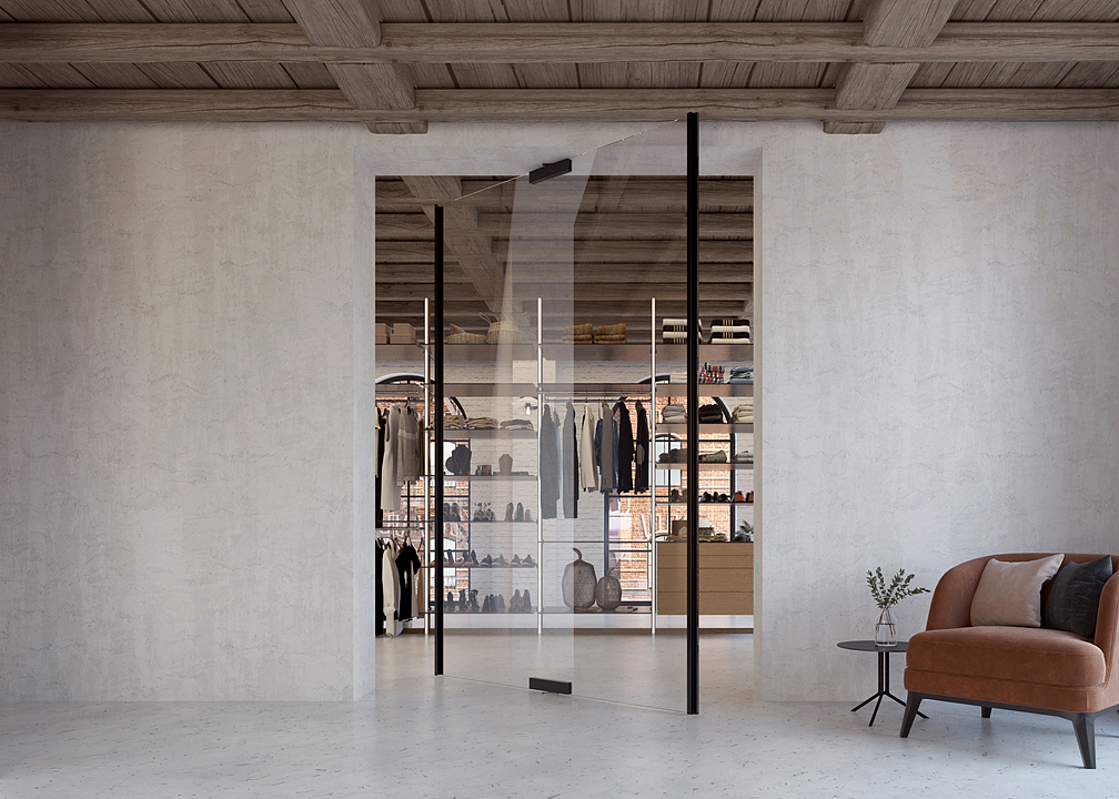 Glass Pivot Door - Glass XL from PortaPivot