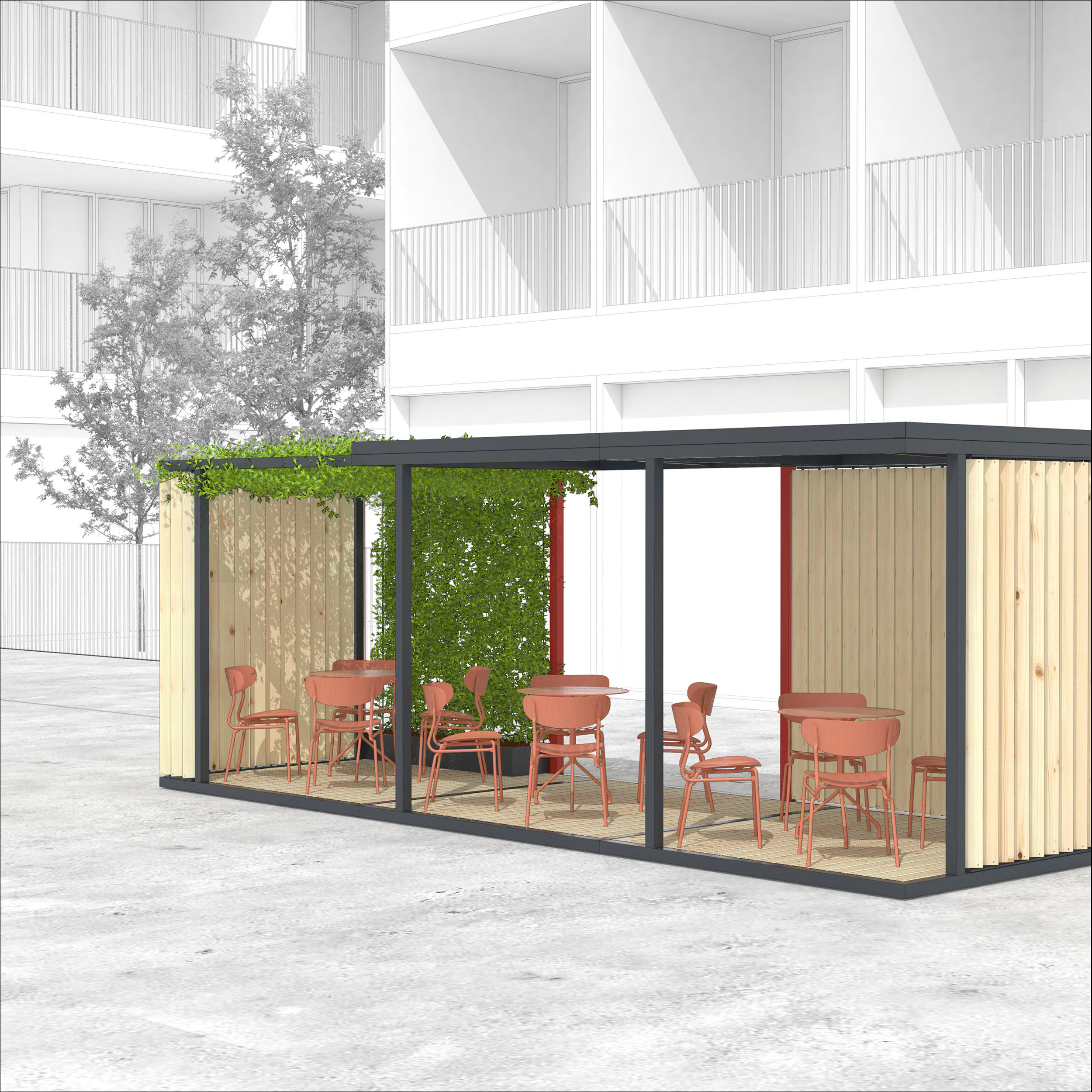 Outside Gazebo - CUBY from mmcité