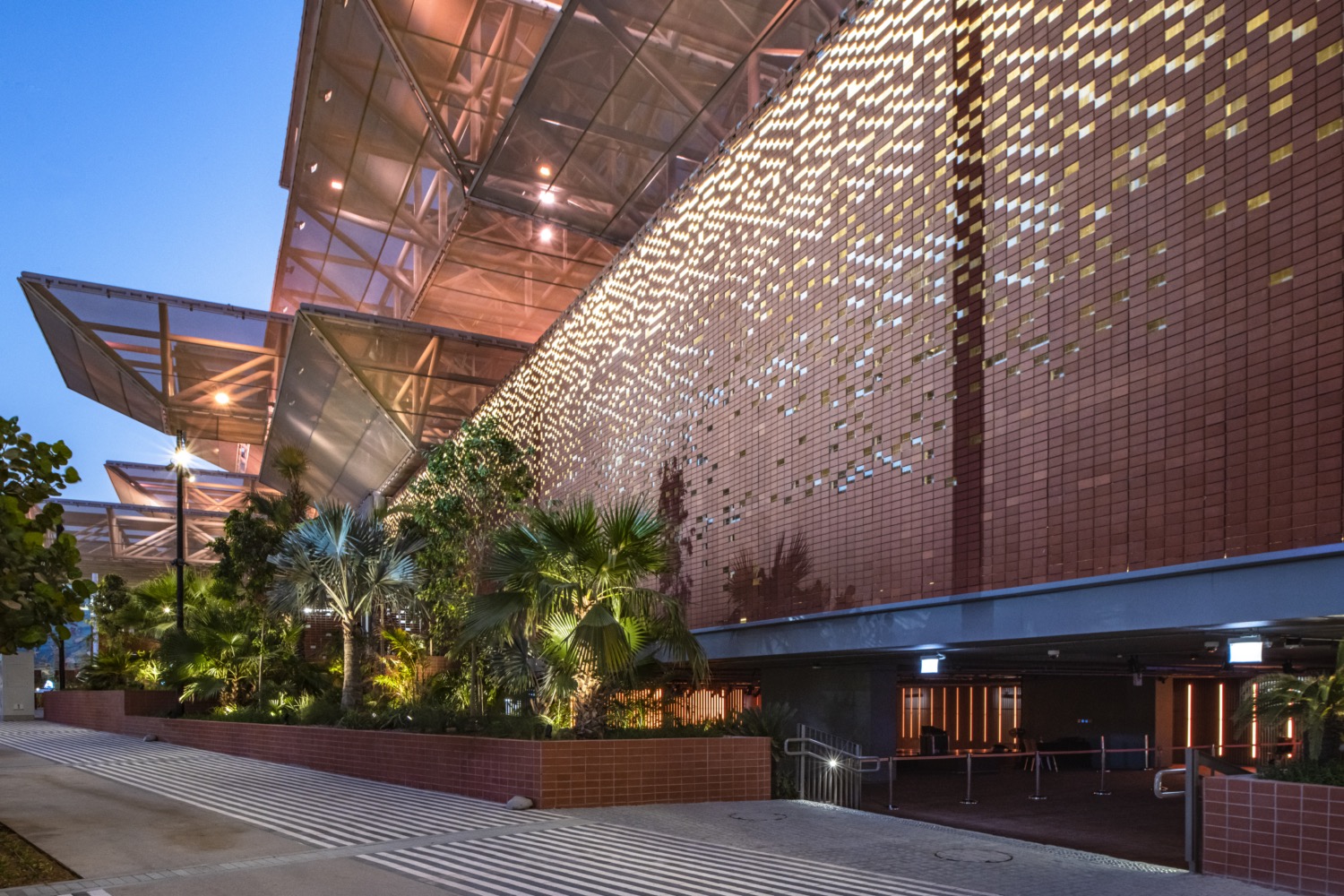 Ceramic Textile System - Opportunity Pavilion from Flexbrick