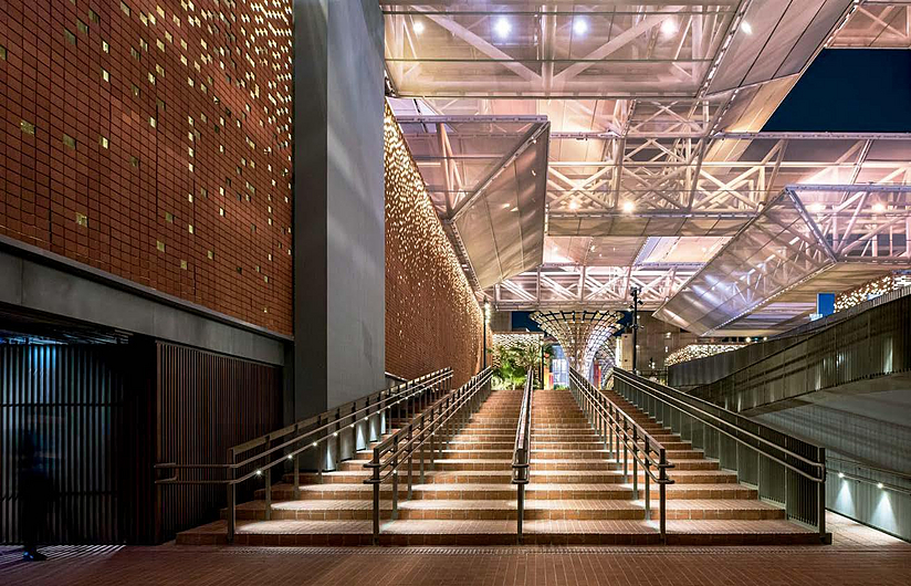 Ceramic Textile System - Opportunity Pavilion from Flexbrick