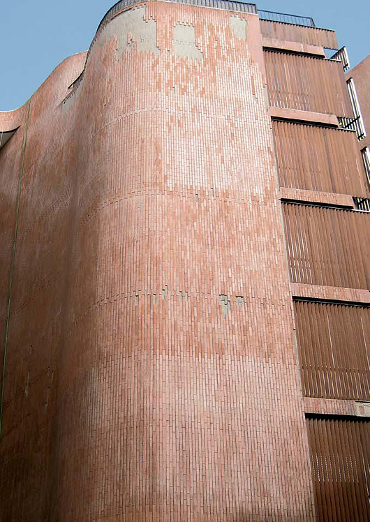 Ceramic Textile System - Girasol Building from Flexbrick