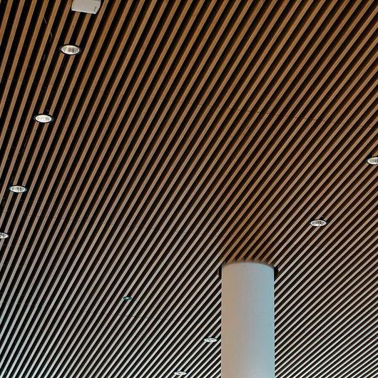 Wood – Veneered Wood Grill Ceilings & Walls from Hunter Douglas ...