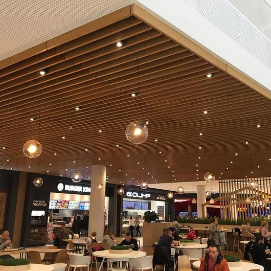 Wood – Veneered Wood Grill Ceilings & Walls from Hunter Douglas ...