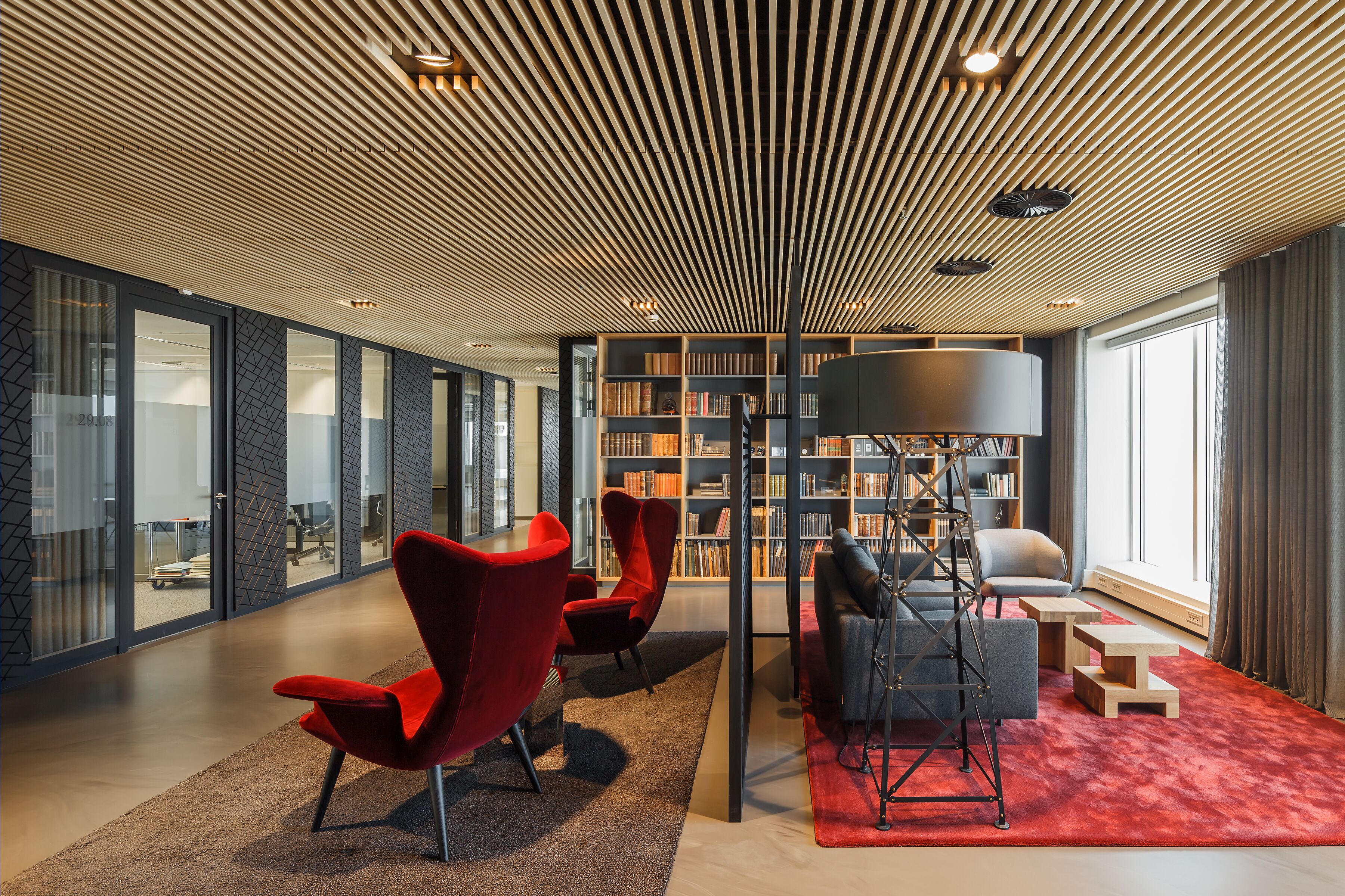 Gallery of Wood – Veneered Wood Grill Ceilings & Walls - 5