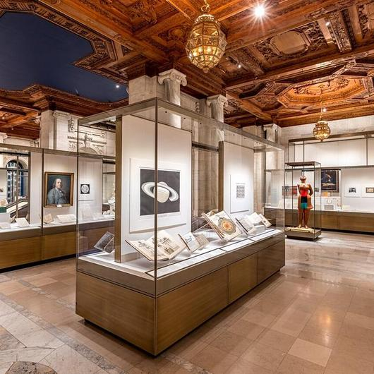 Display Cases in New York Public Library from Goppion