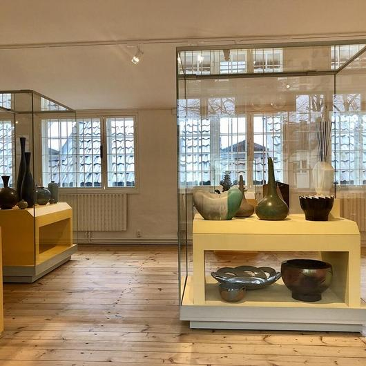 Display Cases in the Gustavsberg Porcelain Museum from Goppion