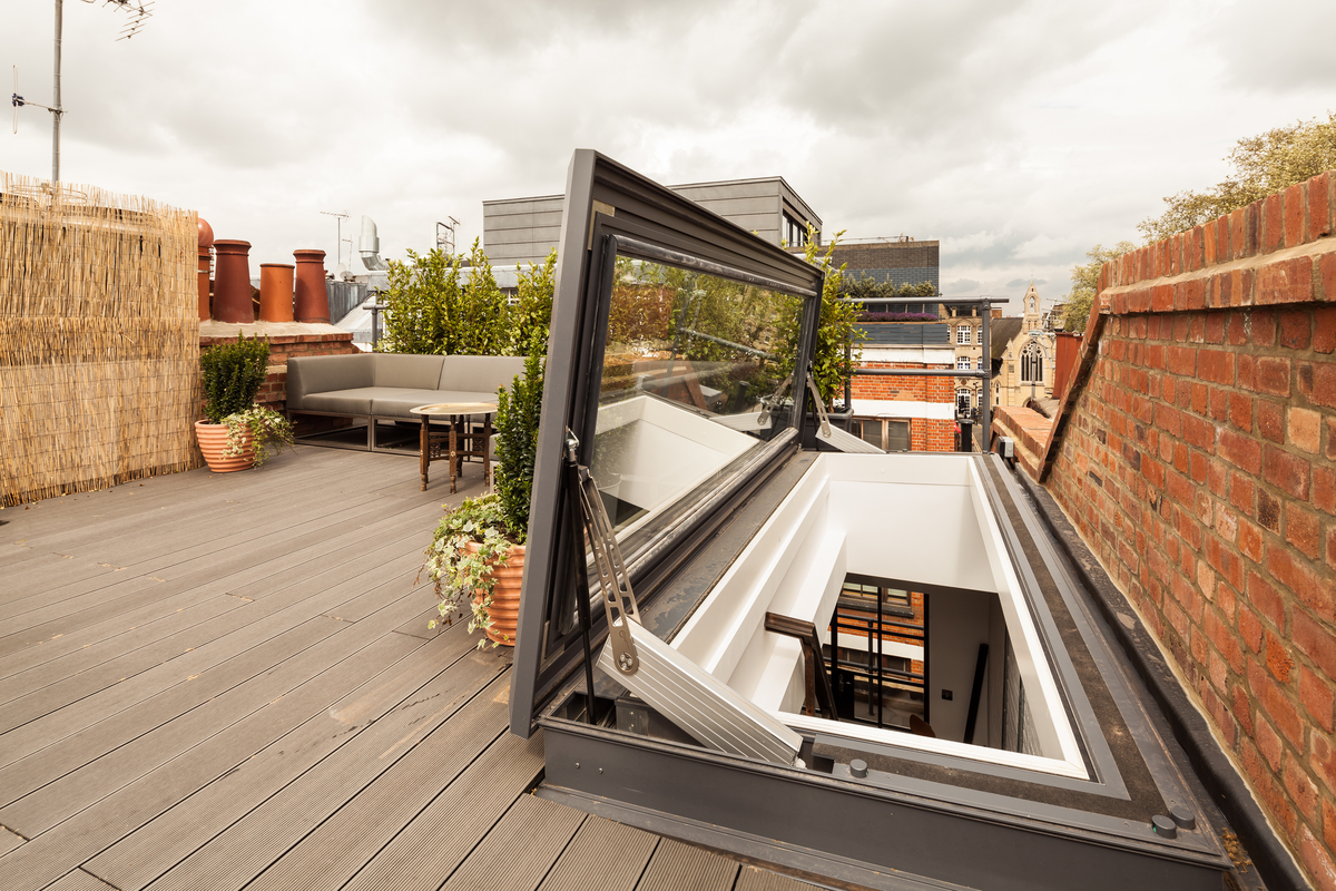 Hinged Access Skylight - Skydoor from Glazing Vision