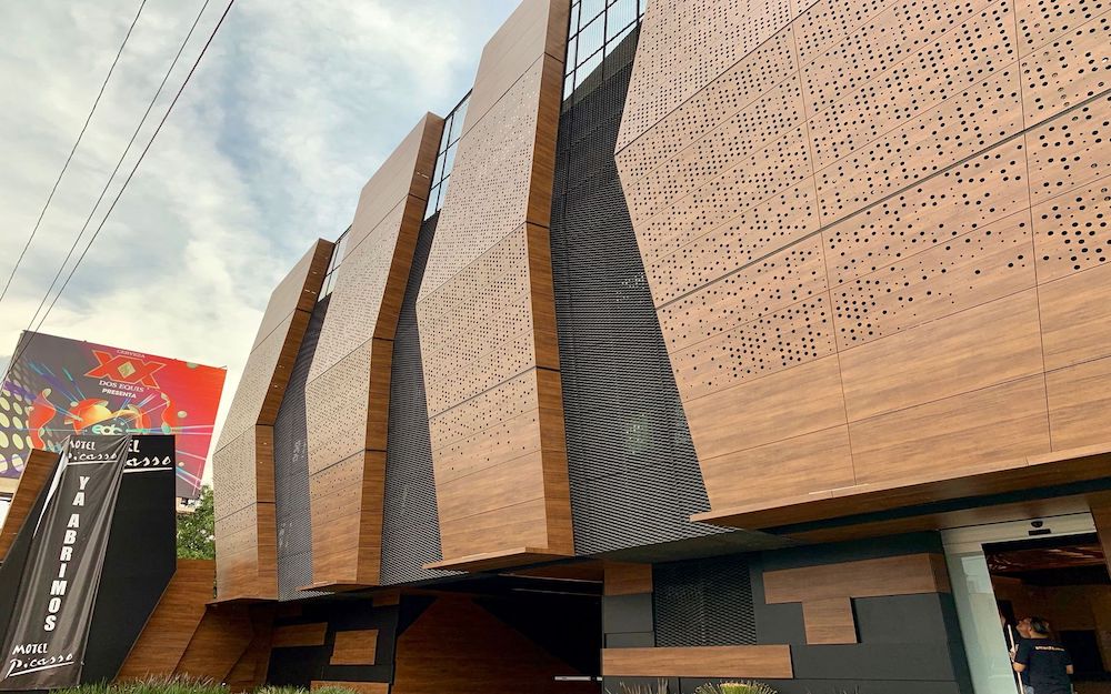 Diseños exteriores de hoteles de Bostik