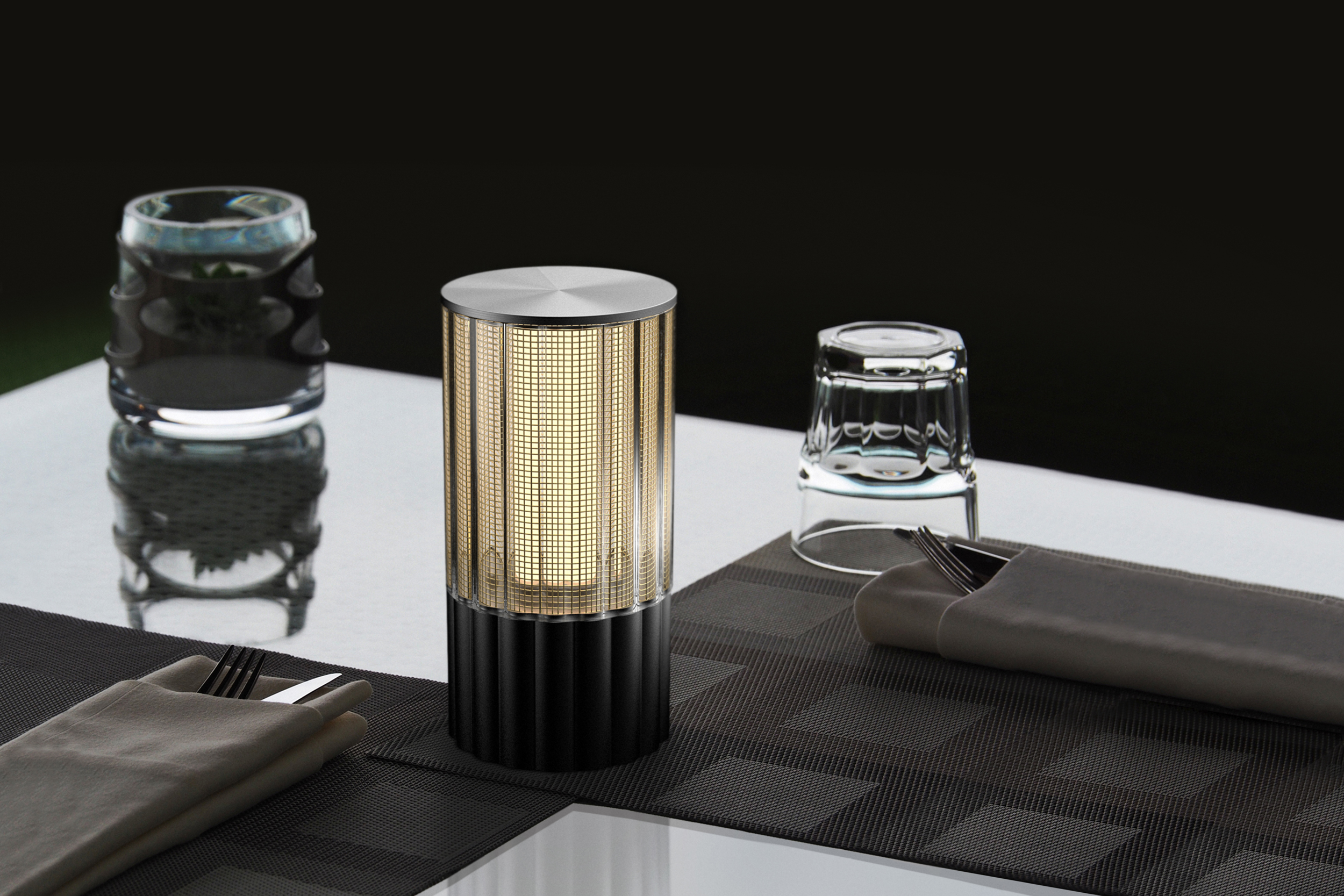 Gallery of Cordless Lighting - Totem Reeded Lamp - 4