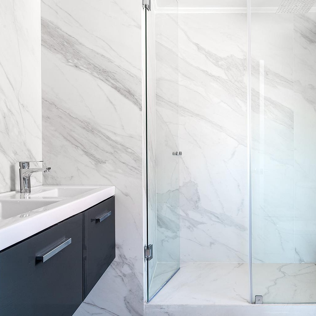 Porcelanato de gran formato - Coverlam Calacata Mix de CHC