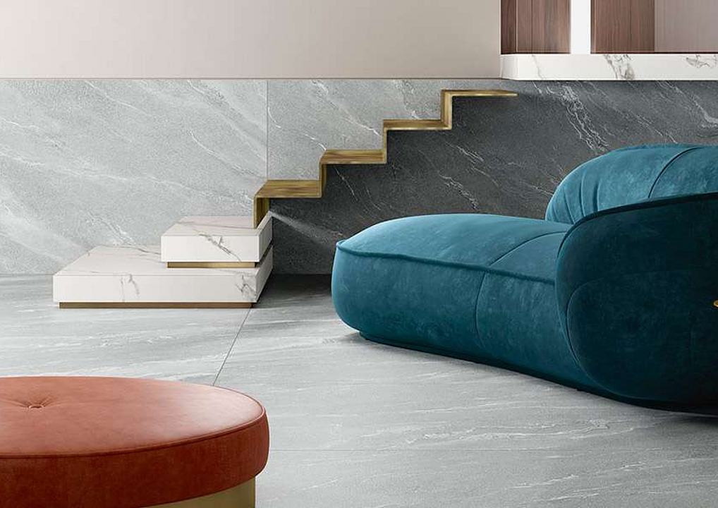 Gallery of Porcelain Floor & Wall Ceramic Surfaces - Stone - 16