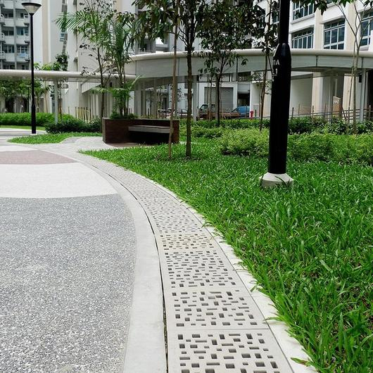 Stone Grates in Housing Development Projects from Jonite