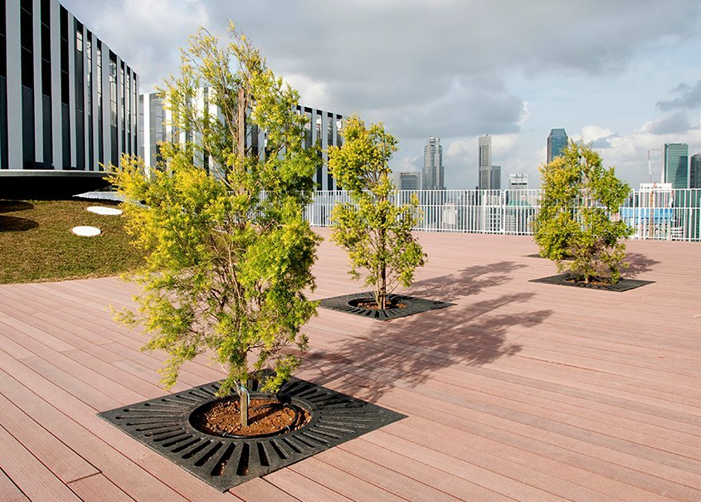 Stone Grates in Housing Development Projects from Jonite