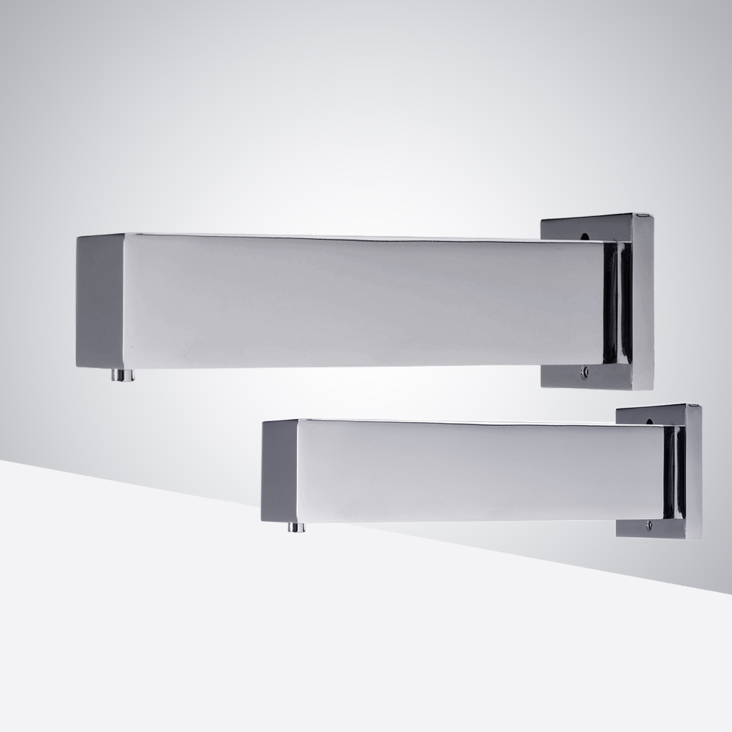 Gallery of Faucet & Dispenser - Rectangular Wall Mount - 2