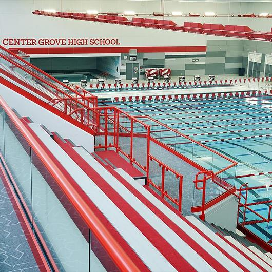 Gallery of Structural Railings in High School Natatorium - 4