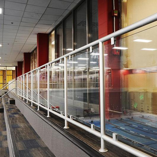 Gallery of Structural Railings in High School Natatorium - 5