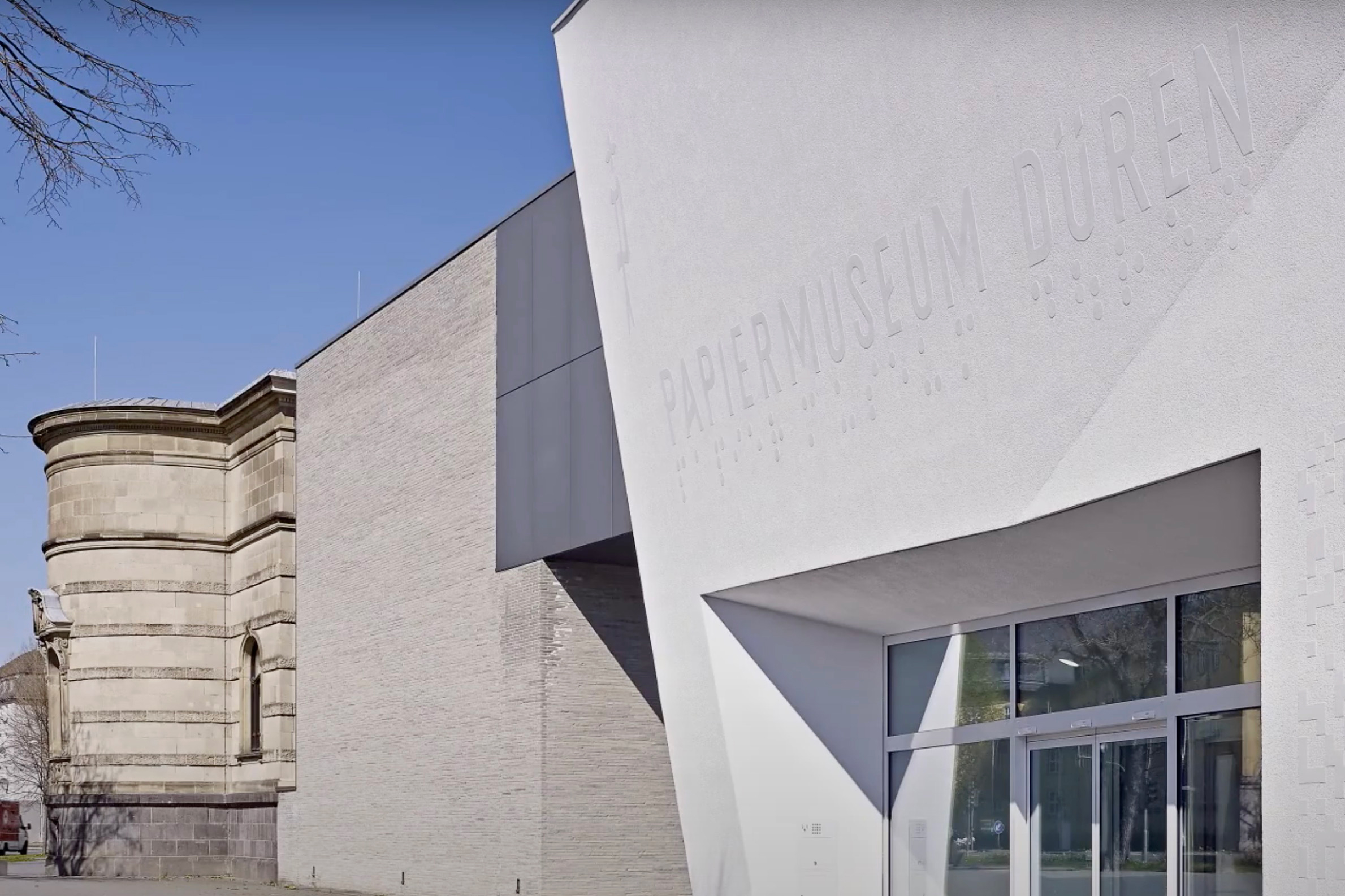 Gallery of Facade Finishes in Paper Museum - 2