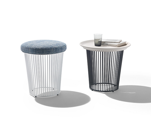 Outdoor Ottoman - Berry from Flexform