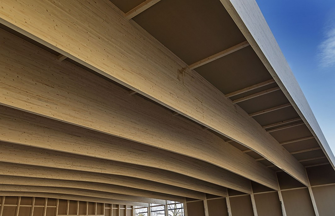 Timber Frame Construction in Large Format from PFLEIDERER