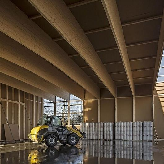 Timber Frame Construction in Large Format from PFLEIDERER