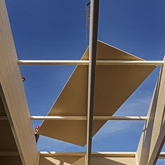 Timber Frame Construction in Large Format from PFLEIDERER