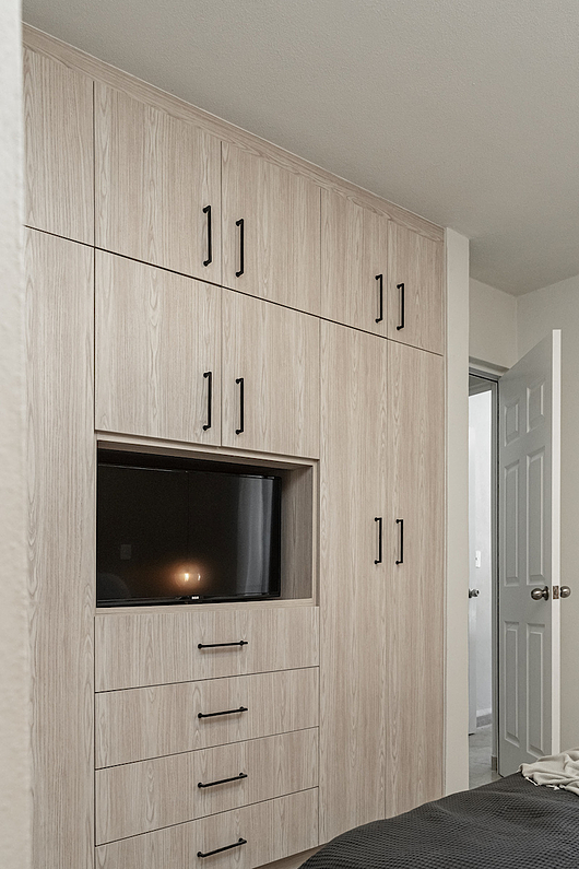 Tableros de melamina en residencial Misión Montejo de Arauco