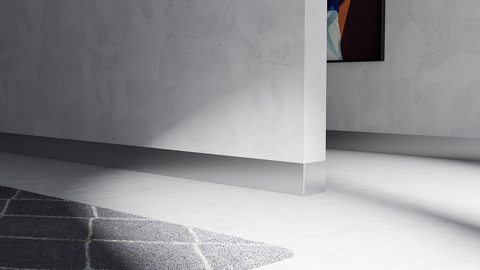 Aluminium Skirting- AluBase from Studco