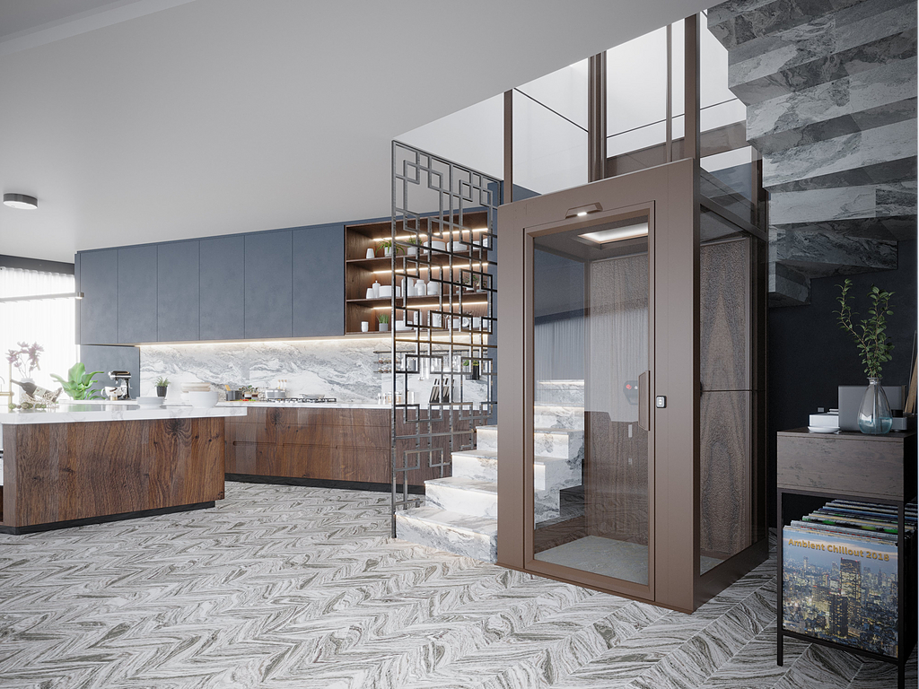 Glass Cabin Home Lift - V90 Aurora from Cibes Lift Asia