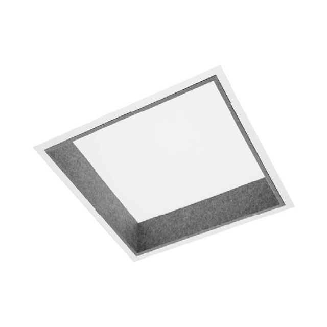 LED Regressed Light - Acoustic Flat Panel from Alcon Lighting®