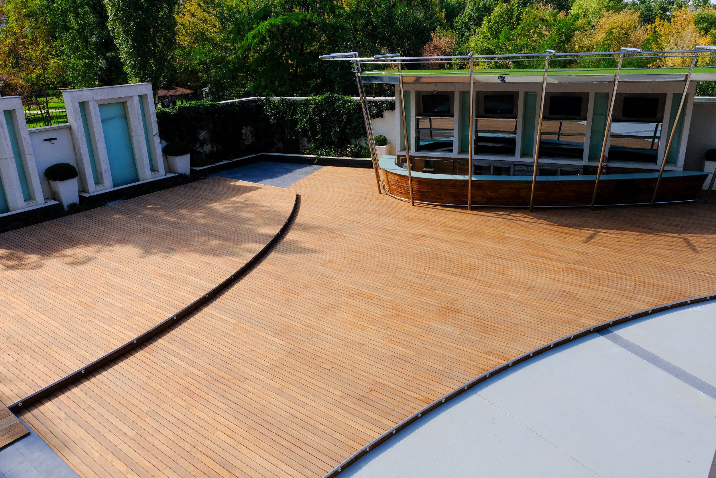 Gallery of ThermoWood Decking - Ash - 6