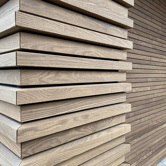 Gallery of Thermally Modified Wood Cladding - Ash - 7