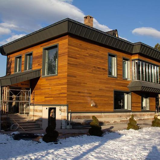 Gallery of Thermally Modified Wood Cladding - Ayous - 2