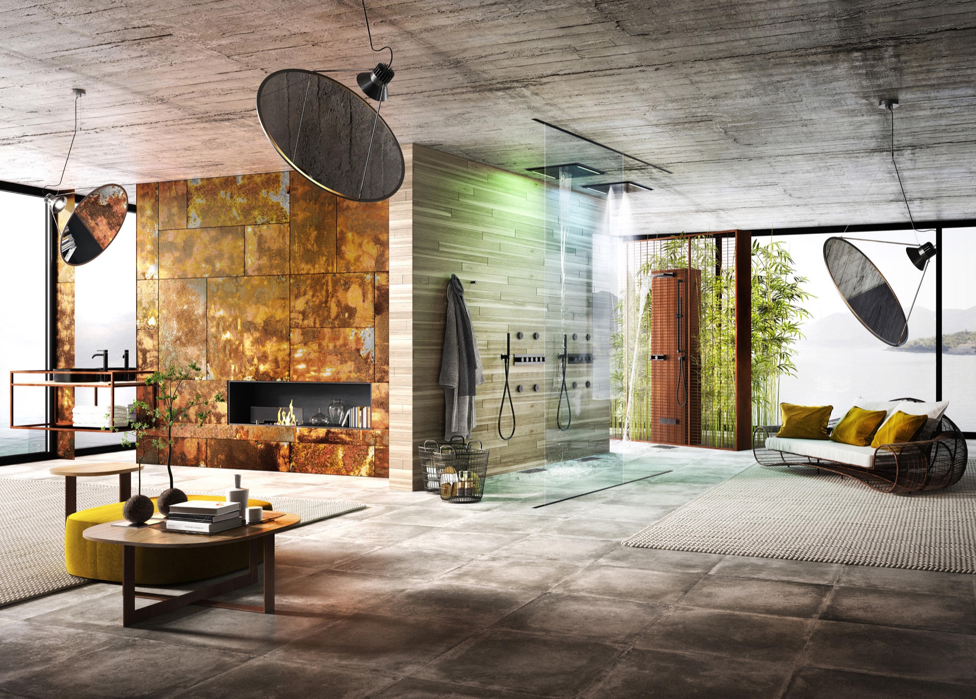 Shower System - Minimali & Colour from Gessi