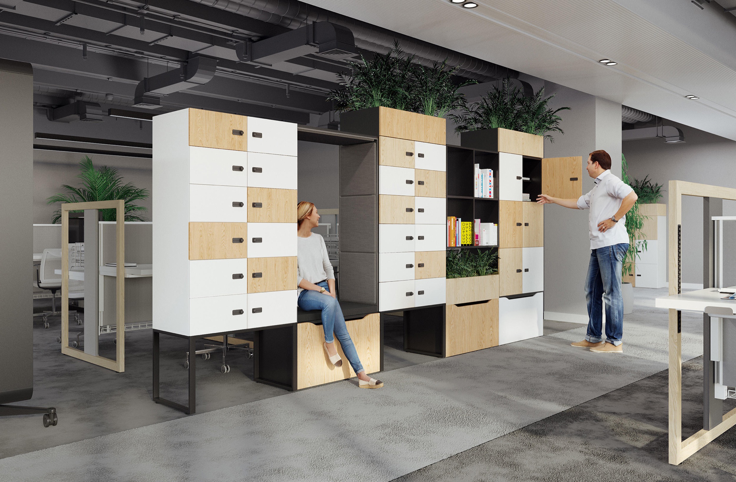 Gallery of Office Lockers and Cabinets - Agile Office HushLock - 4