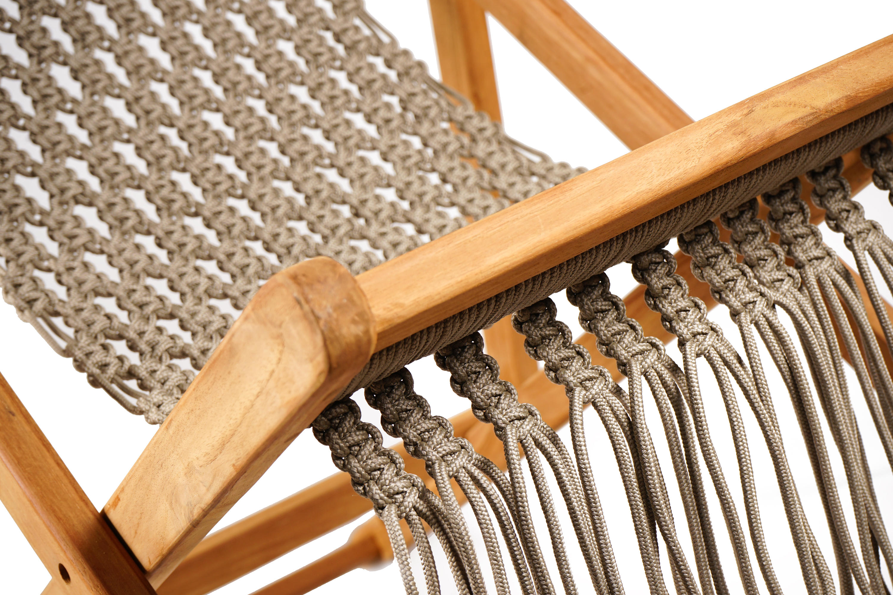 Gallery of Sun Loungers and Stools with Macrame Weaving - Fes - 16