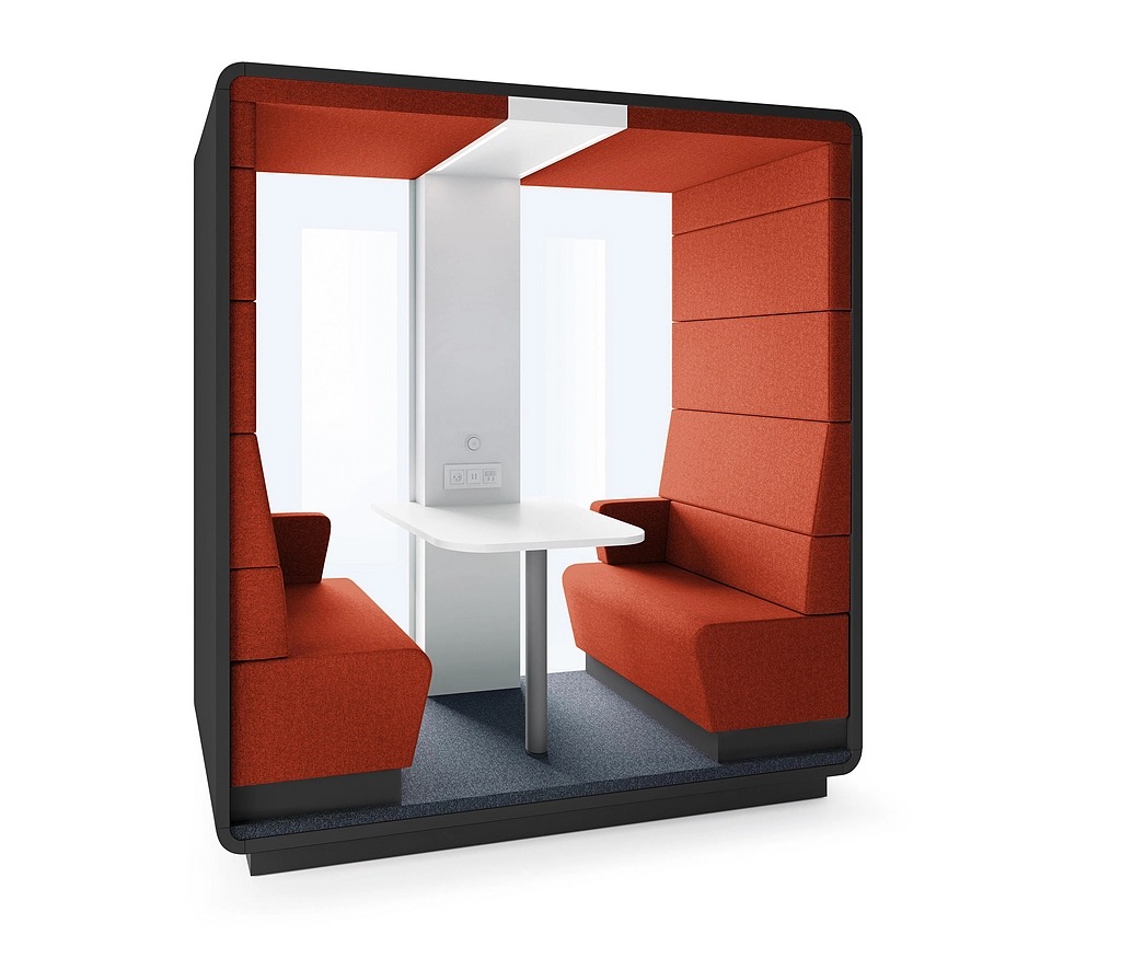 Gallery of Small & Open Meeting Pods - HushMeet.open.S - 5